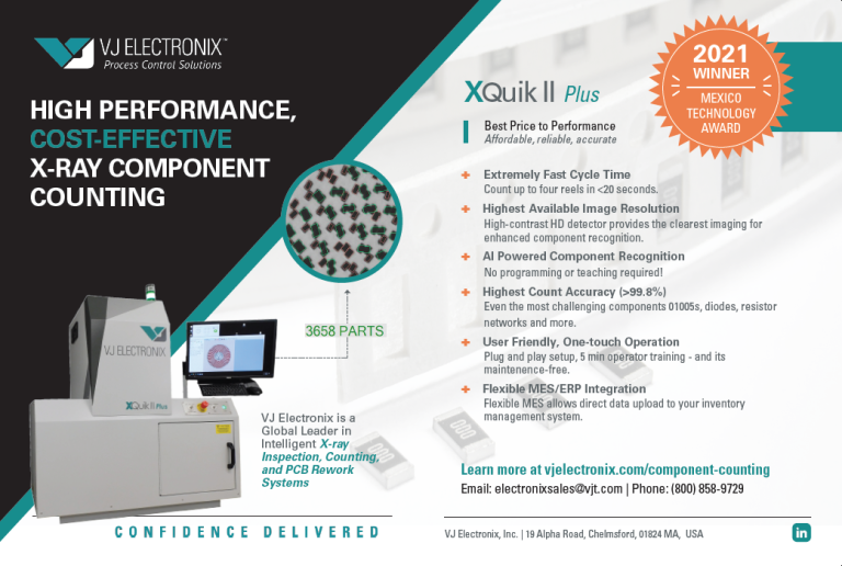 VJ Electronix Wins 2021 Mexico Technology Award for Component Counting ...